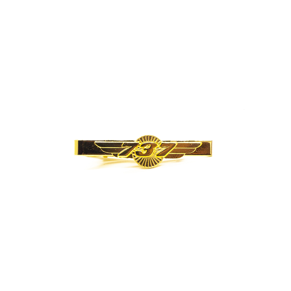 Tie Clip Boeing 737- Gold - Aviation Warehouse